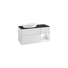Villeroy & Boch V&B Waschtischunterschrank Wandbeleuchtung Finion 120cm, Pl b m, Rg glo wh. Lac, wh. m Lac ; Villeroy & Boch (GA52GFMT)