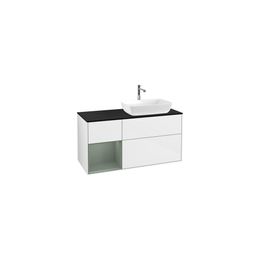Villeroy & Boch V&B Waschtischunterschrank Wandbeleuchtung Finion 120cm, Pl b m, Rg Ol m Lac, glo wh. Lac ; Villeroy & Boch (G802GMGF)