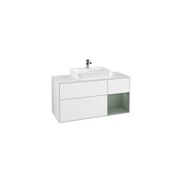 Villeroy & Boch V&B Waschtischunterschrank Finion 120cm, Pl w m, Rg r Ol m La, glo wh. Lac ; Villeroy & Boch (F421GMGF)