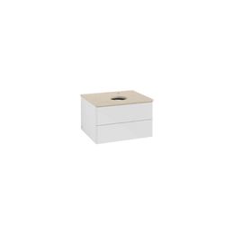 Villeroy & Boch V&B Waschtischunterschrank ohne Frontstruktur Antao 60x36x50cm, HL, WBP botti., glo wh. Lac ; Villeroy & Boch (K18053GF)