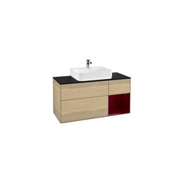 Villeroy & Boch V&B Waschtischunterschrank Wandbeleuchtung Finion 120cm, Pl bla m, Reg re Peo, Oa ven ; Villeroy & Boch (G172HBPC)