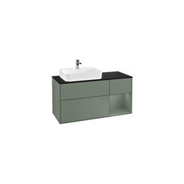 Villeroy & Boch V&B Waschtischunterschrank Wandbeleuchtung Finion 120cm, Pl b m, Rg r Ol m Lac, Oli. m Lac ; Villeroy & Boch (G402GMGM)