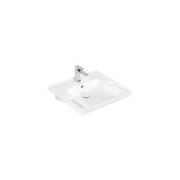 Villeroy & Boch V&B Waschtisch Vicare 60x55cm, m Hahnl., m &Uuml;L, wei&szlig; C-plus ; Villeroy & Boch (4A6860R1)