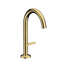Hansgrohe Waschtisch-Einhebelmischer Sel. 170 Axor One A 140mm, m Pus-Op-Abl, pol. gol opt (48020990)