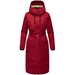 Navahoo Damen Wintermantel "Hokulanii", rot, Gr. XS, Obermaterial: 100% Polyester, Futter: 100% Polyester, Wattierung: 100% Polyester, Ärmelfutter: