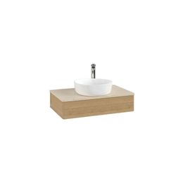 Villeroy & Boch V&B Waschtischunterschrank ohne Frontstruktur -Beleuchtung Antao 80x19x50cm, HL, WBP botti., hon. Oa ; Villeroy & Boch (L08053HN)