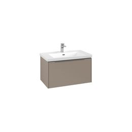 Villeroy & Boch V&B Waschtischunterschrank Subway 3.0 77,2x42,9x47,8cm, o. LED/Gr Alu gl, Tau ; Villeroy & Boch (C57300VM)