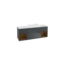 Villeroy & Boch V&B Waschtischunterschrank Wandbeleuchtung Finion 160cm, Pl w m, Reg wal ven, md bl. m Lac ; Villeroy & Boch (G331GNHG)