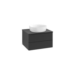 Villeroy & Boch V&B Waschtischunterschrank mit Frontstruktur -Beleuchtung Antao 60x36x50cm, WBP-farbe Lac, bla m lacquer ; Villeroy & Boch (L18110PD)
