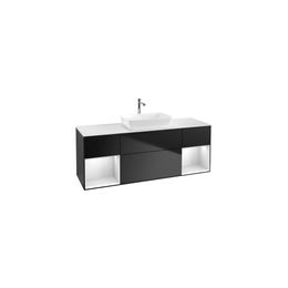 Villeroy & Boch V&B Waschtischunterschrank Finion 160cm, Pl w m, Reg wh. m Lac, bla m Lac ; Villeroy & Boch (F861MTPD)