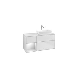 Villeroy & Boch V&B Waschtischunterschrank Finion 120cm, Pl w m, Reg wh. m Lac, wh. m Lac ; Villeroy & Boch (F801MTMT)