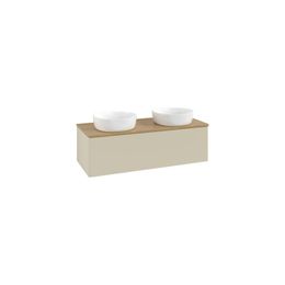 Villeroy & Boch V&B Waschtischunterschrank ohne Frontstruktur, mit Beleuchtung Antao 120x36x50cm, WBP hon. Oa, si Gr m Lac ; Villeroy & Boch (L35011HJ)