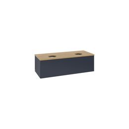 Villeroy & Boch V&B Waschtischunterschrank ohne Frontstruktur, mit Beleuchtung Antao 120x36x50cm, WBP hon. Oa, md bl. m Lac ; Villeroy & Boch (L35011HG)
