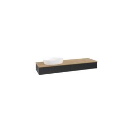 Villeroy & Boch V&B Waschtischunterschrank ohne Frontstruktur Antao 160x50cm, WBP-farbe hon. Oa, bla m Lac ; Villeroy & Boch (K15011PD)