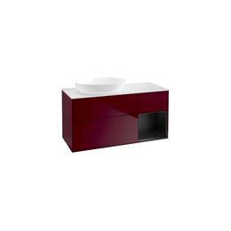 Villeroy & Boch V&B Waschtischunterschrank Wandbeleuchtung Finion 120cm, Pl wh. m, Reg bla m Lac, Peo m ; Villeroy & Boch (GA51PDHB)