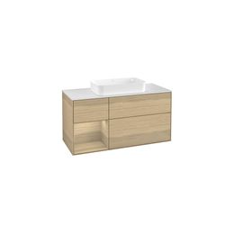 Villeroy & Boch V&B Waschtischunterschrank Finion 120cm, Pl wh. m, Reg li Oa ven, Oa ven ; Villeroy & Boch (F291PCPC)