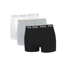 Fila Herren Boxershorts "MAN BOXER SHORTS", Gr. S, grau, Graumeliert (Obermaterial): 67% Baumwolle, 28% Elasthan, 5% Polyester. Obermaterial: 95%
