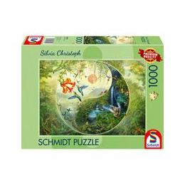 Schmidt Spiele Silvia Christoph: Yin & Yang Im Wald der Kolibris, Puzzle 1000 Teile