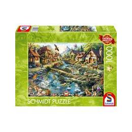 Schmidt Spiele D&ouml;rfchen am Waldesrand, Puzzle 1000 Teile
