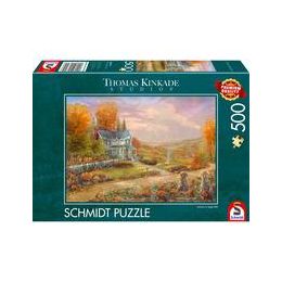 Schmidt Spiele Thomas Kinkade Studios: Herbst in Apple Hill, Puzzle 500 Teile