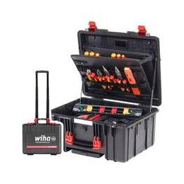 wiha Werkzeug-Set XL 2 Trolley electric schwarz/rot, 60-teilig, mit Trolley-Koffer