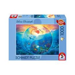 Schmidt Spiele Silvia Christoph: Yin & Yang Im Reich der Meerestiere, Puzzle 1000 Teile