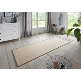 L&auml;ufer Hanse Home, B:67cm H:5mm L:150cm, beige, Polypropylen (PP), Flur, Teppiche, "Boucl&eacute;", rutschfest, Sisal Optik, Teppich, K&uuml;che, Flur, schlicht,