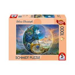 Schmidt Spiele Silva Christoph: Yin & Yang, Bergwelt, Puzzle 1000 Teile