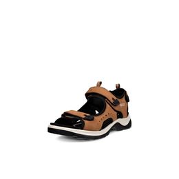 Ecco Damen Trekkingsandale "OFFROAD", Gr. 36, braun, Leder, Schuhe, Outdoorschuh, Sommerschuh, Freizeitsandale, mit Klettverschl&uuml;ssen