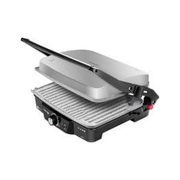 Cecotec Kontaktgrill Rock'n Grill 2000 W schwarz/edelstahl, 2.000 Watt