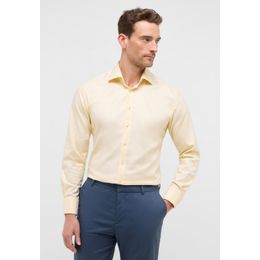 Eterna Herren Langarmhemd "MODERN FIT", gelb, Gr. 46, Twill, 100% Baumwolle, Hemden, NON IRON (b&uuml;gelfrei)