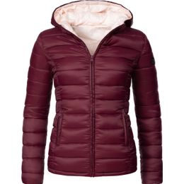 Marikoo Damen Steppjacke "Luci", rot, Gr. XL, Obermaterial: 100% Nylon; Futter: 100% Polyester; Wattierung: 100% Polyester; &Auml;rmelfutter: 100%