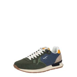 Pepe Jeans Sneaker 'Brit Camp' Herren Gr&ouml;&szlig;e 40 dunkelblau / hellgrau / oliv