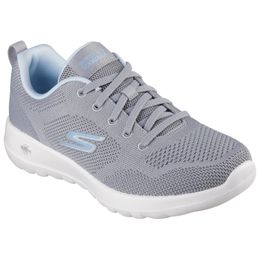 Skechers Damen Sneaker "GO WALK JOY-VIOLET", Gr. 35, bunt, Textil, Schuhe, Trainingsschuh, Schn&uuml;rschuh mit Goga Mat Technologie