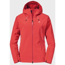 Sch&ouml;ffel SCH&Ouml;FFEL Damen Outdoorjacke "Softshell Jkt Mangart L", rot, Gr. 46, Oberstoff : Aussenseite: 88% Polyester 12% Elasthan Innenseite: 100% Polyester