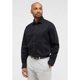 Eterna Herren Langarmhemd "COMFORT FIT", schwarz, Gr. 41, Popeline, 100% Baumwolle, Hemden, NON IRON (b&uuml;gelfrei)