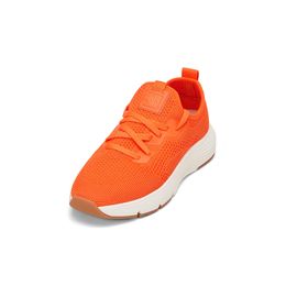 Marc O'Polo MARC O'POLO Damen Sneaker "aus recyceltem Polyester", Gr. 41, orange, Obermaterial: 100% Polyester, unifarben, Schuhe