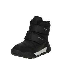 Geox Snowboots 'TREKKYUP' Jungen Gr&ouml;&szlig;e 26 schwarz / silber