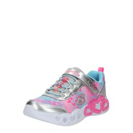Skechers Sneaker 'Infinite Heart Lights' Jungen Gr&ouml;&szlig;e 28 azur / fuchsia / hellpink / silber
