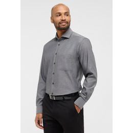 Eterna Herren Langarmhemd "MODERN FIT", grau, Gr. 44, 100% Baumwolle, Hemden, NON IRON (bügelfrei)