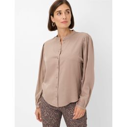 Brax Damen Bluse Style VALERIA taupe, hellbraun, Gr. 38
