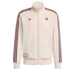 adidas originals Zip-Up Hoodie 'Ajax Amsterdam Terrace Icons' male Beige size XS
