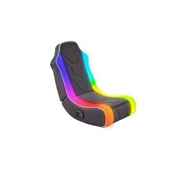 XROCKER Chimera RGB 2.0 Floor Rocker - Gaming Bodensessel für Kinder & Teenager mit LED-Beleuchtung & 2.0 Audiosystem