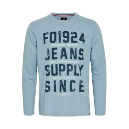 FQ1924 Shirt 'Noxan' Herren Gr&ouml;&szlig;e S blau / wei&szlig;
