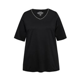 Ulla Popken T-Shirt Damen Größe XL/XXL schwarz