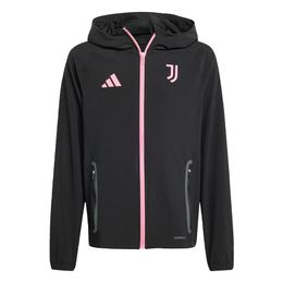 adidas Performance Athletic Jacket 'Juventus Turin Tiro 25 Competition' boy Black size 176