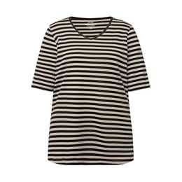 Ulla Popken Shirt Damen Gr&ouml;&szlig;e XXL/XXXL beige / schwarz