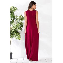 Milan Kiss Kleid in Bordeaux - 59% | Gr&ouml;&szlig;e L | Damen-kleider