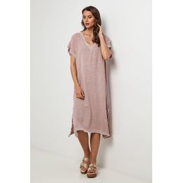 Lin Passion Kleid in Rosa - 81% | Gr&ouml;&szlig;e 34/36 | Damen-kleider