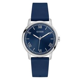 Guess Uhren - Quarz-Analoguhr Chandler - Gr. unisize - in Blau - f&uuml;r Damen